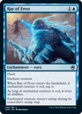 Ray of Frost MtG Art from Adventures in the Forgotten Realms Set by Kim ...