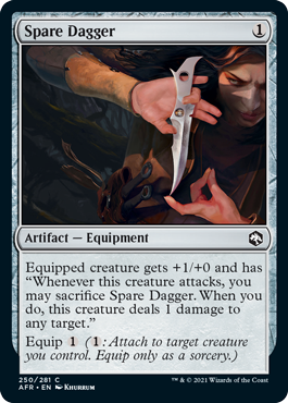 Spare Dagger MtG Art from Adventures in the Forgotten Realms Set by ...