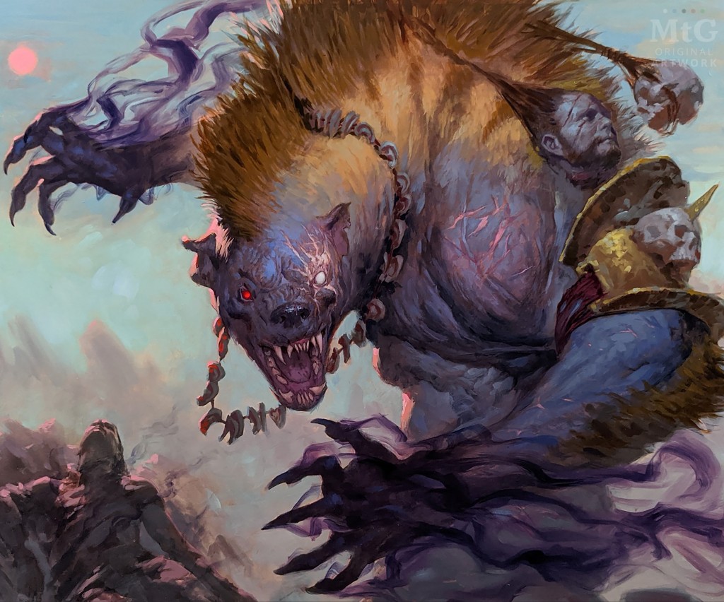 Targ Nar, Demon-Fang Gnoll MtG Art from Adventures in the Forgotten ...