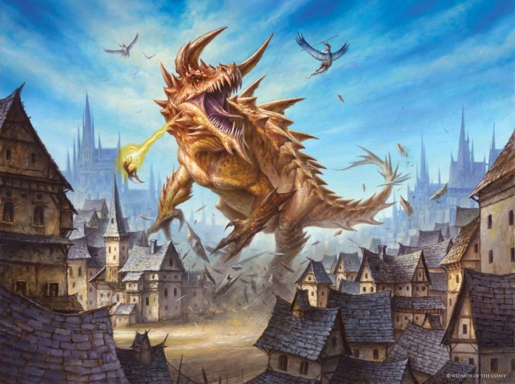 The Tarrasque MtG Art from Adventures in the Forgotten Realms Set by ...
