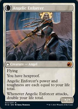 Angelic Enforcer MtG Art from Innistrad: Midnight Hunt Set by Irina ...