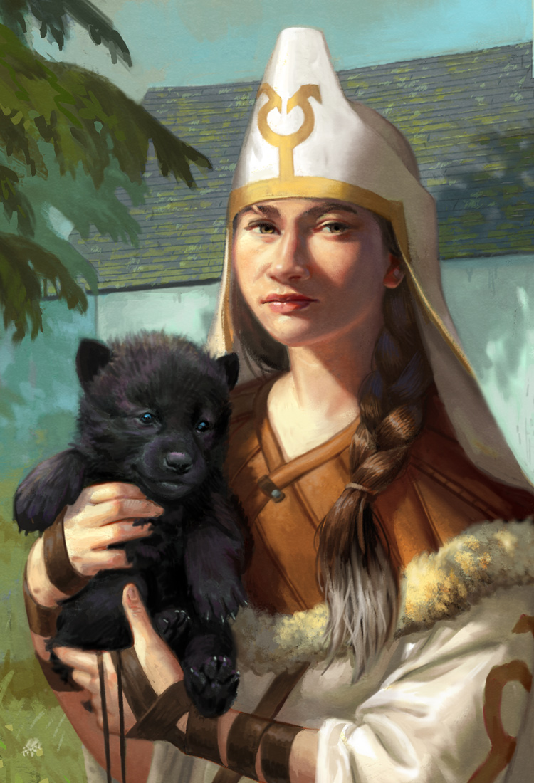Arlinn, the Pack's Hope (Variant) MtG Art from Innistrad: Midnight Hunt ...