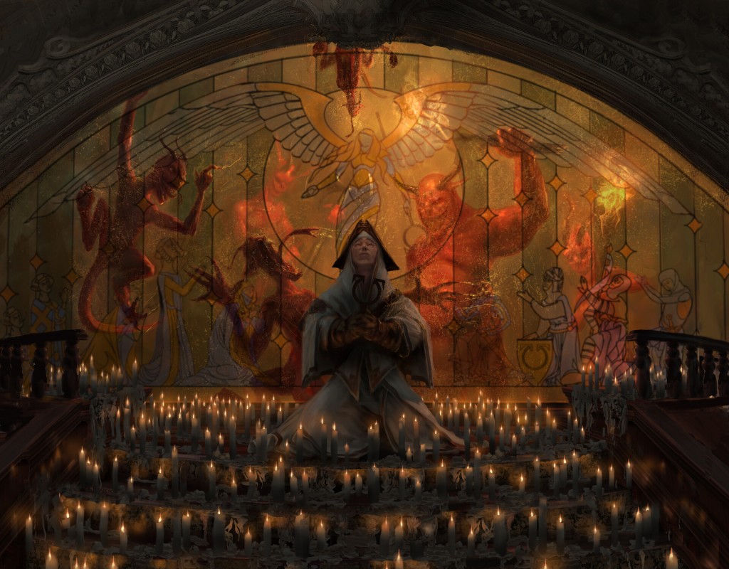 Curse of Shaken Faith MtG Art from Innistrad: Midnight Hunt Set by ...