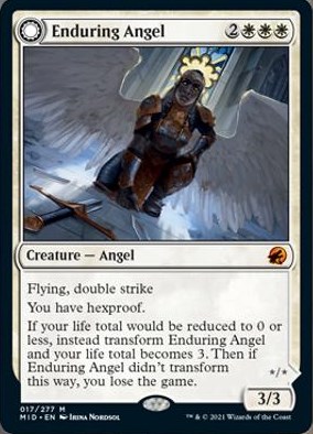 Enduring Angel MtG Art from Innistrad: Midnight Hunt Set by Irina ...