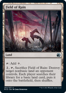 Field of Ruin MtG Art from Innistrad: Midnight Hunt Set by Chris ...