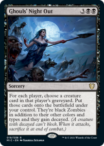 Ghouls' Night Out MtG Art from Innistrad: Midnight Hunt Set by Fajareka ...