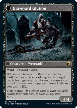 Graveyard Glutton MtG Art from Innistrad: Midnight Hunt Set by Chris ...