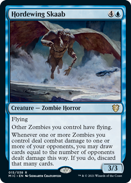 Hordewing Skaab MtG Art from Innistrad: Midnight Hunt Set by Sidharth ...