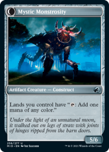Mystic Monstrosity MtG Art from Innistrad: Midnight Hunt Set by Joe ...