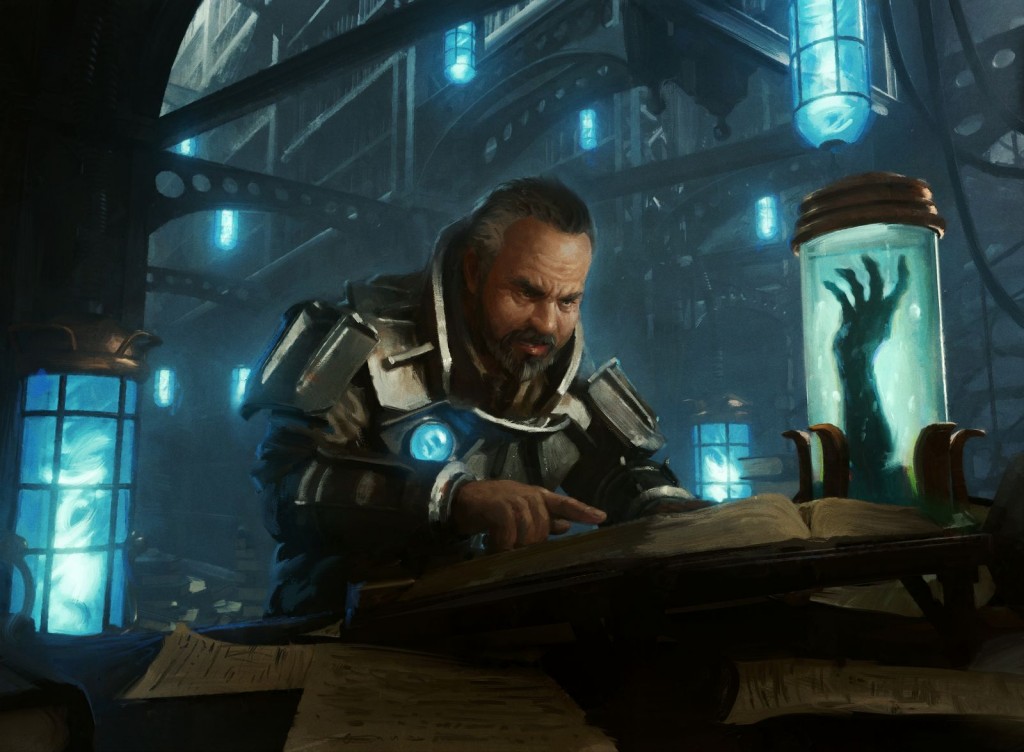 Overwhelmed Archivist MtG Art from Innistrad: Midnight Hunt Set by ...