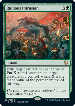 Ruinous Intrusion MtG Art from Innistrad: Midnight Hunt Set by Johann ...