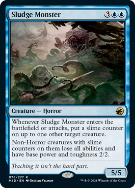 Sludge Monster MtG Art from Innistrad: Midnight Hunt Set by Svetlin ...