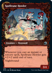Spellrune Howler (Variant) MtG Art from Innistrad: Midnight Hunt Set by ...