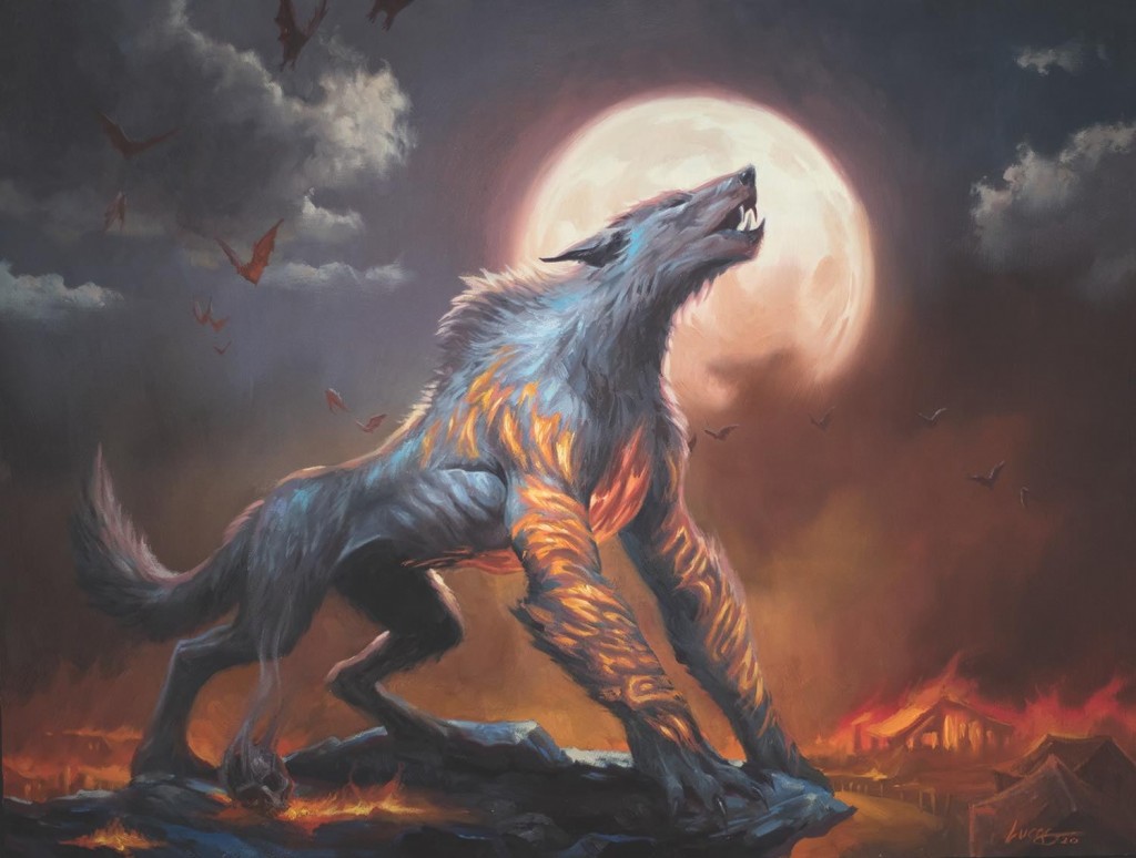 Spellrune Howler MtG Art from Innistrad: Midnight Hunt Set by Lucas ...