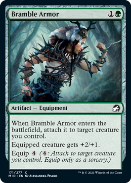 Bramble Armor MtG Art from Innistrad: Midnight Hunt Set by Alessandra ...