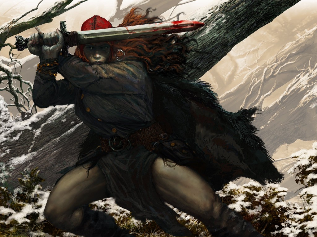Fangblade Brigand MtG Art from Innistrad: Midnight Hunt Set by Vincent ...