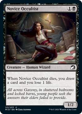Novice Occultist MtG Art from Innistrad: Midnight Hunt Set by Zara ...
