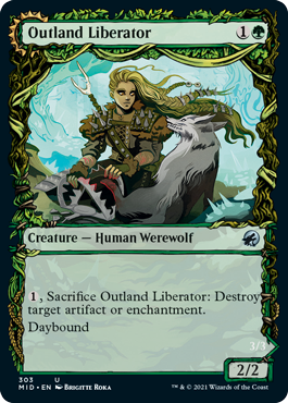 Outland Liberator (Variant) MtG Art from Innistrad: Midnight Hunt Set ...