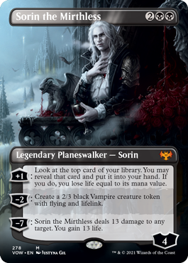 Sorin the Mirthless (Variant) MtG Art from Innistrad: Crimson Vow Set ...