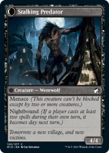 Stalking Predator MtG Art from Innistrad: Midnight Hunt Set by Lie ...