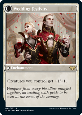 Wedding Festivity MtG Art from Innistrad: Crimson Vow Set by Caroline ...