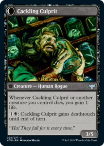 Cackling Culprit MtG Art from Innistrad: Crimson Vow Set by Aaron ...