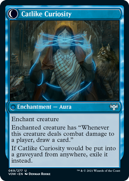 Catlike Curiosity MtG Art from Innistrad: Crimson Vow Set by Denman ...