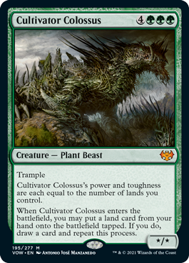 Cultivator Colossus MtG Art from Innistrad: Crimson Vow Set by Antonio ...