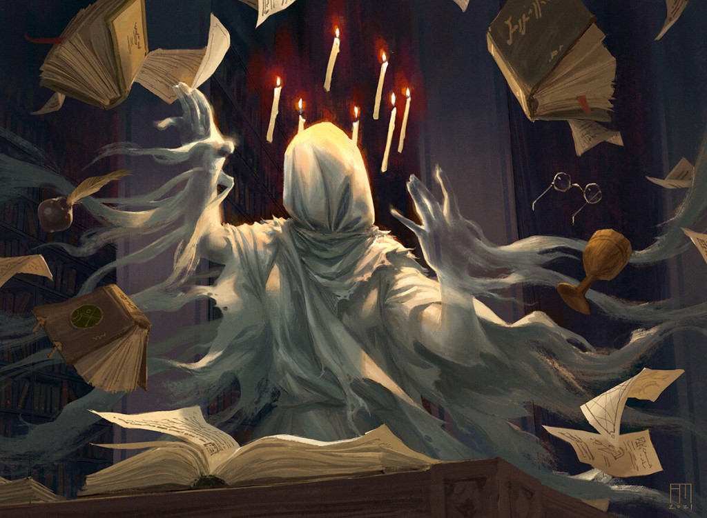 Distracting Geist MtG Art from Innistrad: Crimson Vow Set by Andrew Mar ...