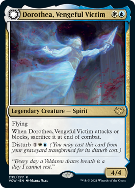 Dorothea, Vengeful Victim MtG Art from Innistrad: Crimson Vow Set by Marta Nael - Art of Magic ...