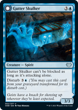 Gutter Skulker MtG Art from Innistrad: Crimson Vow Set by Viko Menezes ...