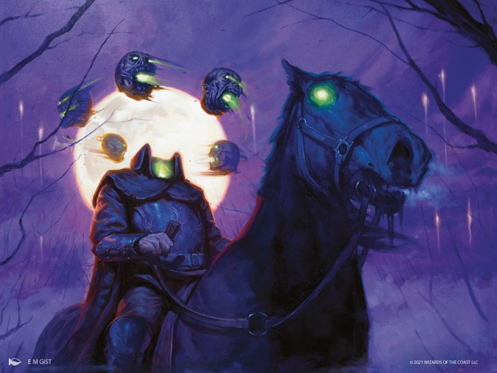 Headless Rider MtG Art from Innistrad: Crimson Vow Set by E. M. Gist ...