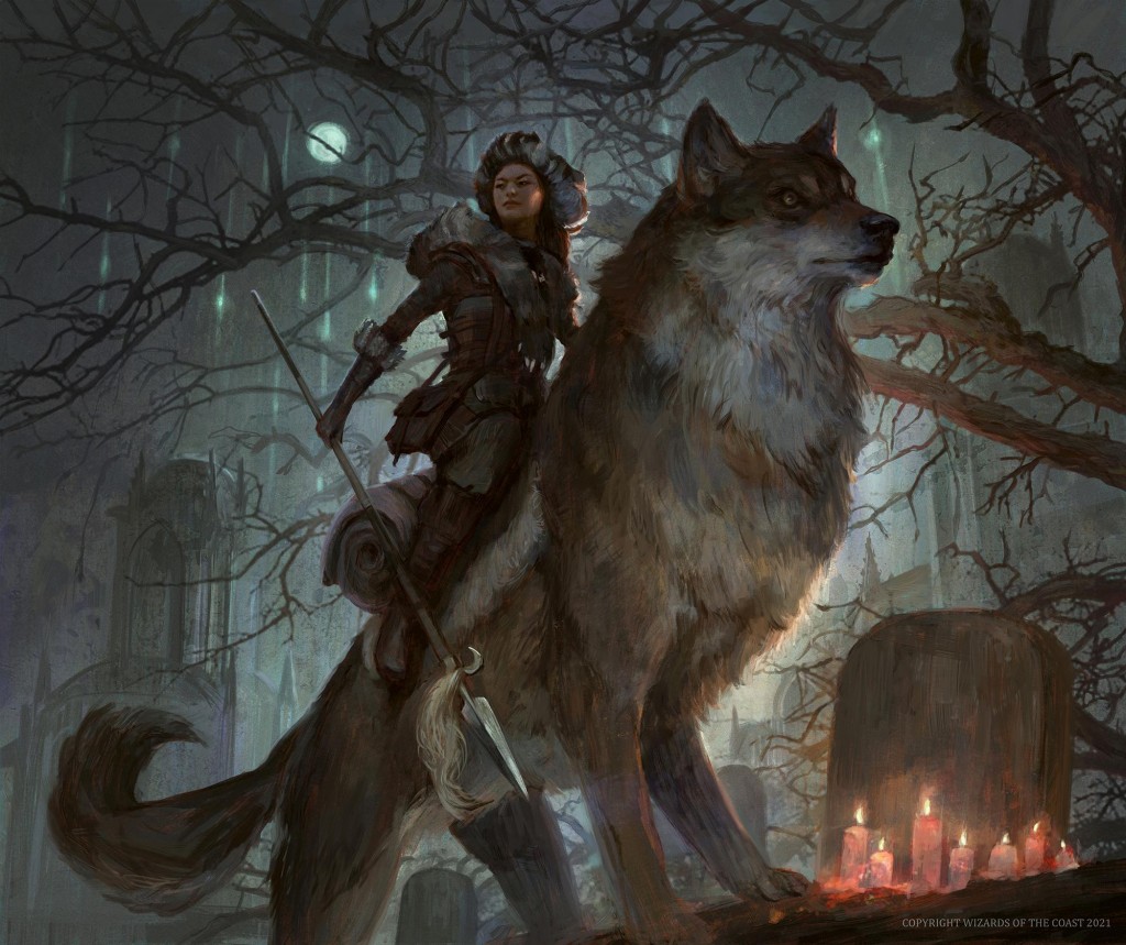 Kessig Wolfrider MtG Art from Innistrad: Crimson Vow Set by Bram Sels ...