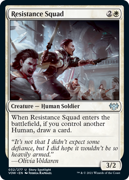 Resistance Squad MtG Art from Innistrad: Crimson Vow Set by Joshua ...