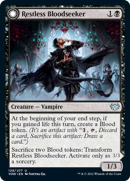 Restless Bloodseeker MtG Art from Innistrad: Crimson Vow Set by Justyna ...