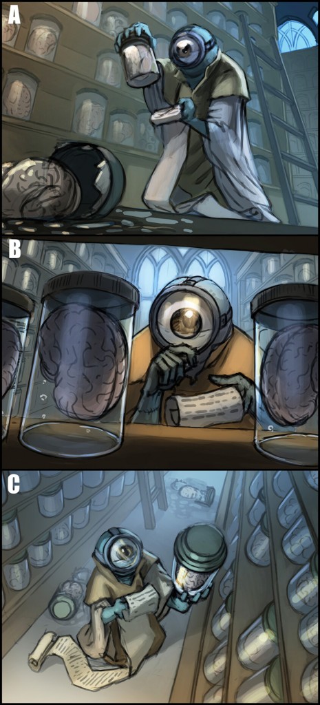 Scattered Thoughts MtG Art from Innistrad: Crimson Vow Set by Brian ...