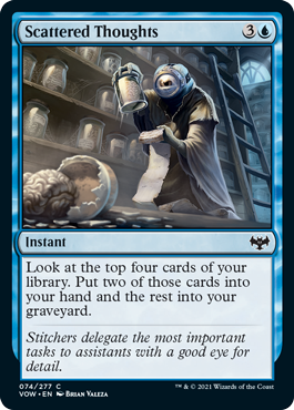 Scattered Thoughts MtG Art from Innistrad: Crimson Vow Set by Brian ...