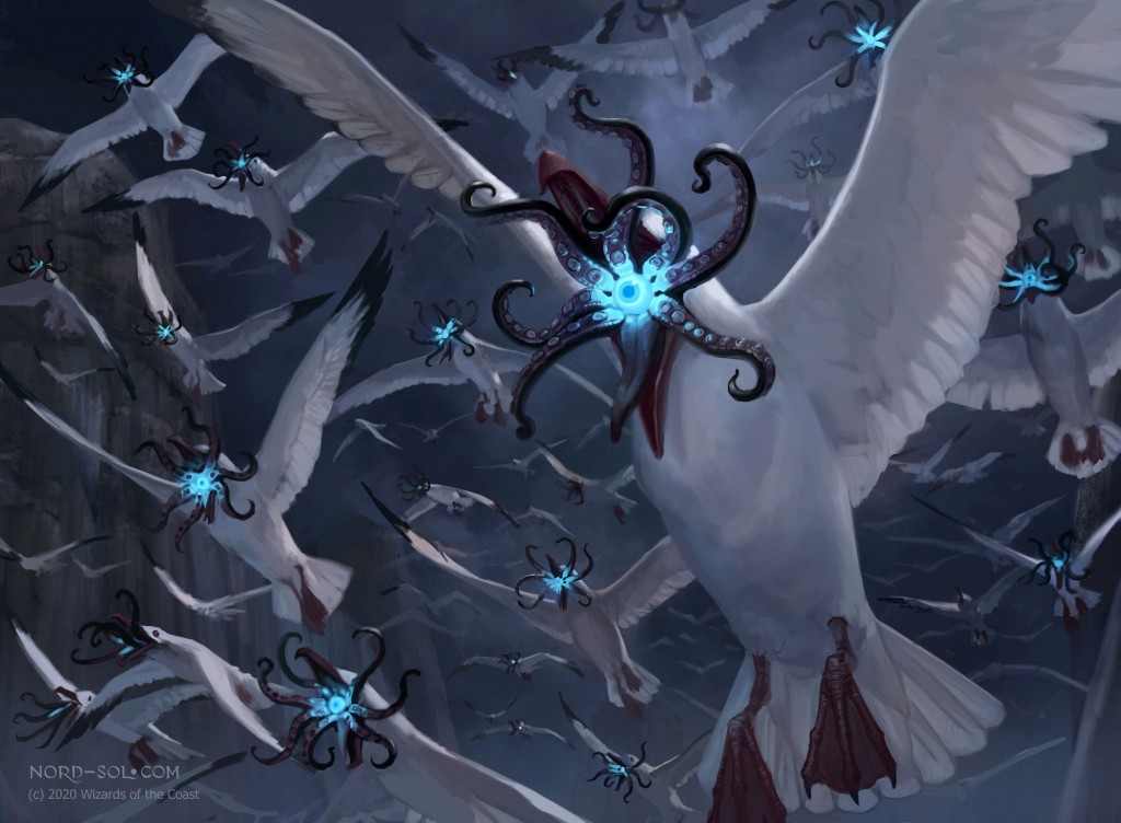 Screaming Swarm MtG Art from Innistrad: Crimson Vow Set by Irina ...