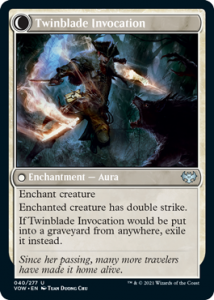 Twinblade Invocation MtG Art from Innistrad: Crimson Vow Set by Tuan ...