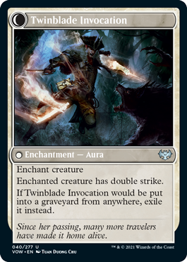 Twinblade Invocation MtG Art from Innistrad: Crimson Vow Set by Tuan ...