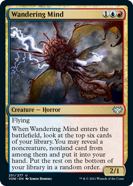 Wandering Mind MtG Art from Innistrad: Crimson Vow Set by Simon Dominic ...