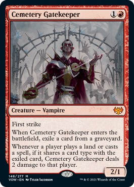 Cemetery Gatekeeper MtG Art from Innistrad: Crimson Vow Set by Tyler ...