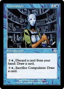 Compulsion MtG Art from Torment Set by Christopher Moeller - Art of ...