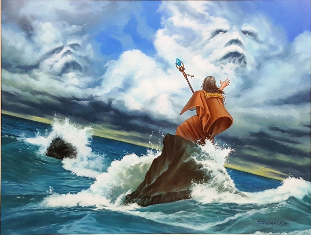 Denying Wind MtG Art from Prophecy Set by Tony Szczudlo - Art of Magic ...