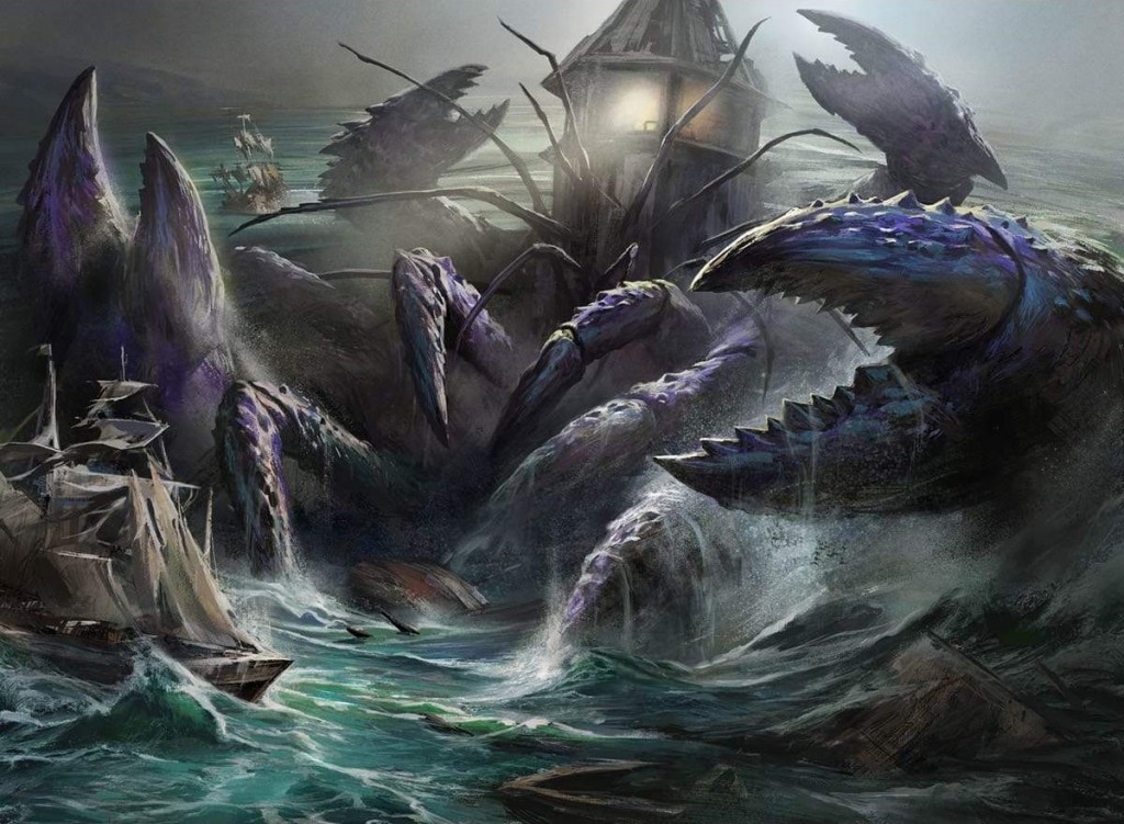 Dreadlight Monstrosity MtG Art from Innistrad: Crimson Vow Set by Jason ...