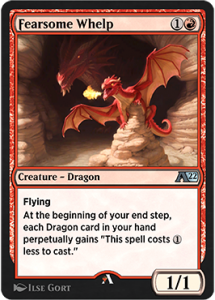 Fearsome Whelp MtG Art from Alchemy: Innistrad Set by Ilse Gort - Art ...