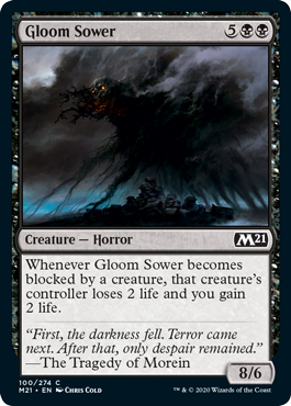 Gloom Sower MtG Art from Core Set 2021 Set by Chris Cold - Art of Magic ...