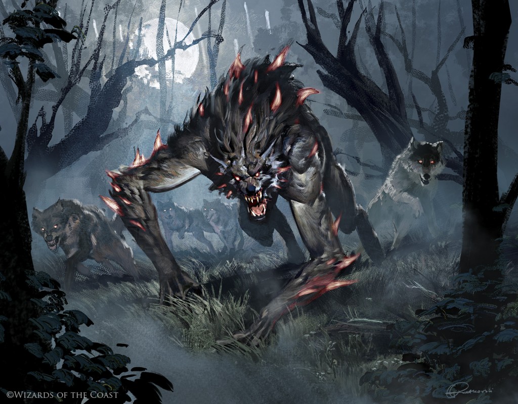 Howlpack Avenger MtG Art from Innistrad: Crimson Vow Set by Grzegorz ...