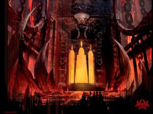 Rakdos Guildgate MtG Art from Commander 2013, Return to Ravnica Set by Eytan Zana - Art of Magic ...