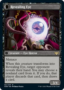 Revealing Eye MtG Art from Innistrad: Crimson Vow Set by Brian Valeza ...
